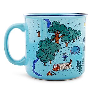 Disney Winnie the Pooh Map of the Hundred Acre Wood Ceramic Mug | Holds 20 Ounce