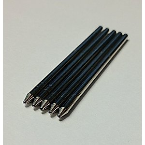 Black, Fine Tip Generic Refills for Livescribe Pulse, Echo or Sky Pens. Smooth-writing, Premium German Ink.