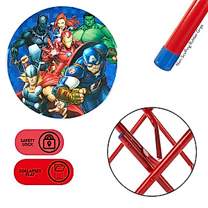 Marvel Avengers 3 Piece Foldable Round Table and Chair Set, Ages 3+