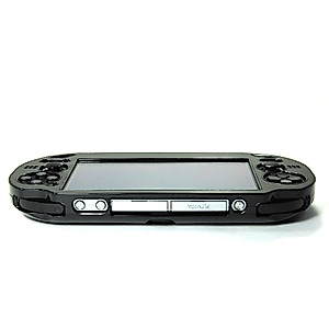 Cosmos Black Aluminum Metallic Protection Hard Case Cover for Playstation PS VITA 1000 Series, Fits for Oval Start & Select Button Only (NOT for PSV 2000 Slim Version)