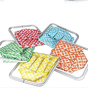 Bookshelf Pocket Version of Cloth Magazine Rack/Magazine Newspaper Storage Rack Basket/Newspaper Desktop Finishing Newspaper Rack FANJIANI (Color : Yellow)