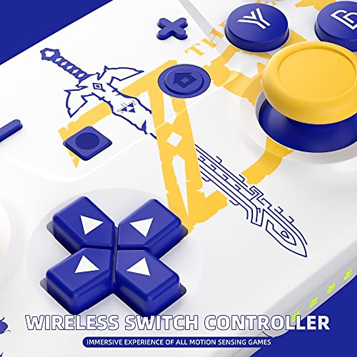 Switch Controllers,Switch Pro Controller Compatible for Switch/Switch Lite/OLED,Gamepad Pro Controllers Wireless Remote Replacement with Joysticks Support Dual Vibration/Motion Control/6-Axis Gyro