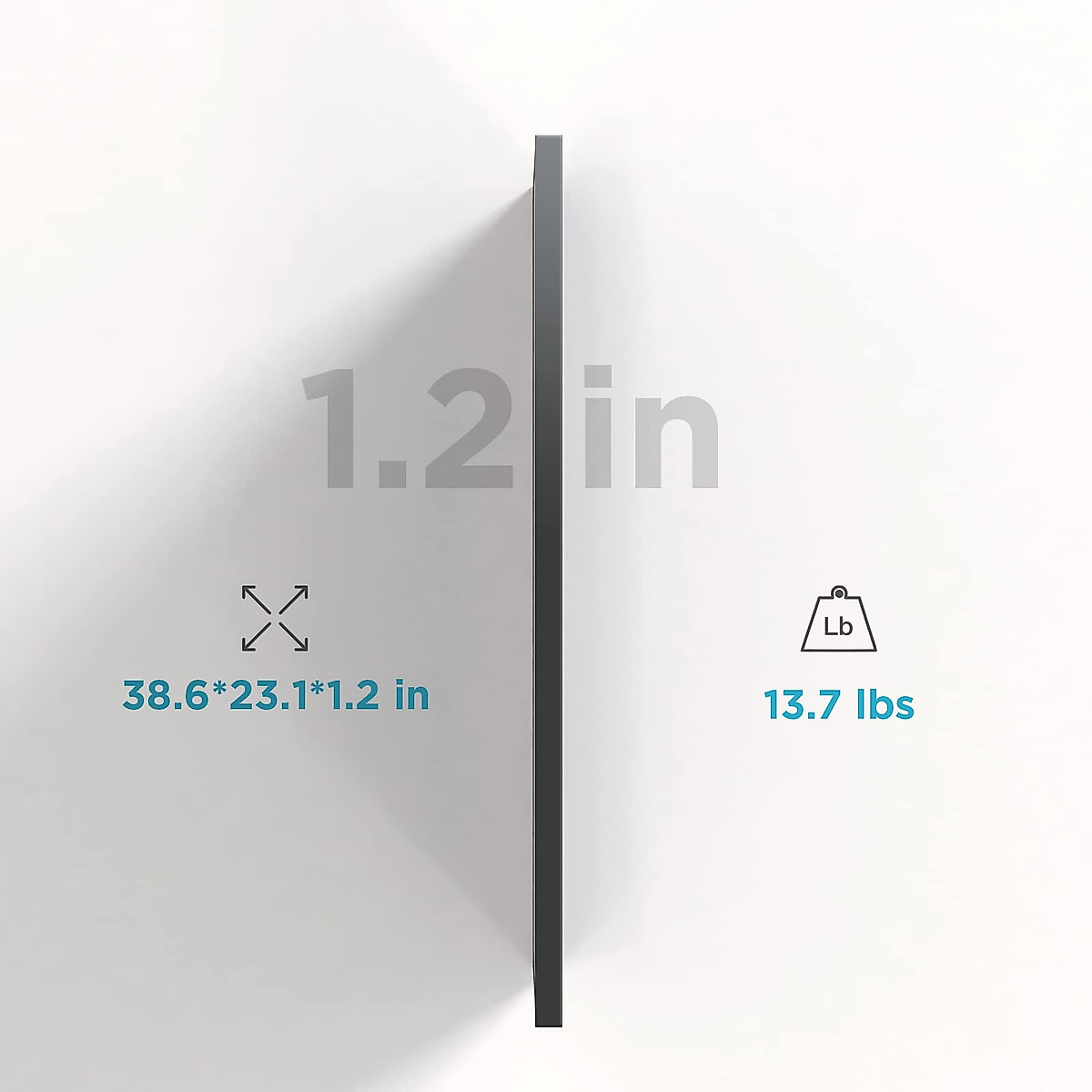 EF ECOFLOW 2PCS 100W 12V Solar Panels, High Efficiency Monocrystalline PV Modules, IP68 Waterproofing, Ideal for RV& Marine Rooftop, Farm Battery, Power Kits & Ecosystem