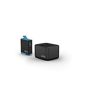 Dual Battery Charger + Battery (HERO10 Black/HERO9 Black) - Official GoPro Accessory (ADDBD-001)