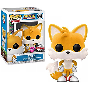 Funko Pop Sonic The Hedgehog Flocked Tails ( 641 - Exclusive )