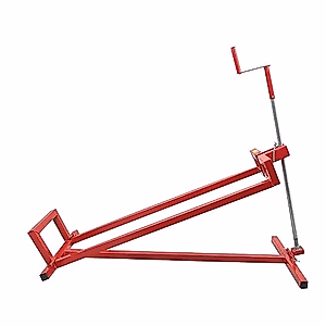 DetalleGo Ride on Lawn Mower Jack Lift, Telescopic Maintenance Jack for Lawn Mowers and Garden Tractors, Weight Capacity 880 Lbs, Lawn Mower Lift with Crank Handle & Power Tool Handle