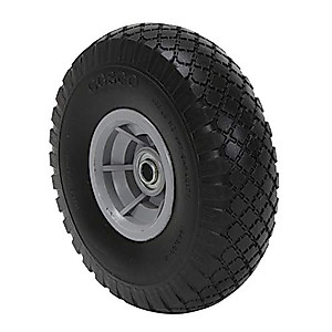 COSCO 10-Inch Flat-Free Replacement Wheel for Hand Trucks, 2-pack