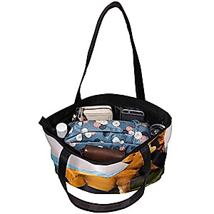 Tote Bag Women Satchel Bag Handbag Stylish Tote Handbag for Women Hobo Bag Fashion Crossbody Bag, Animal Painting Elk Art