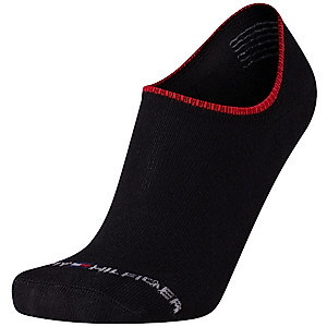 Tommy Hilfiger Men's Athletic Socks - Cushion Sport Liners (6 Pack), Size 7-12, Black