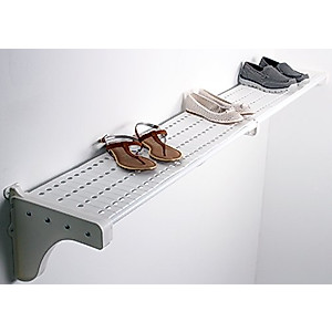 EZ Shelf - Shelf Top ACCESORY ONLY for Closet and Garage Shelves - White