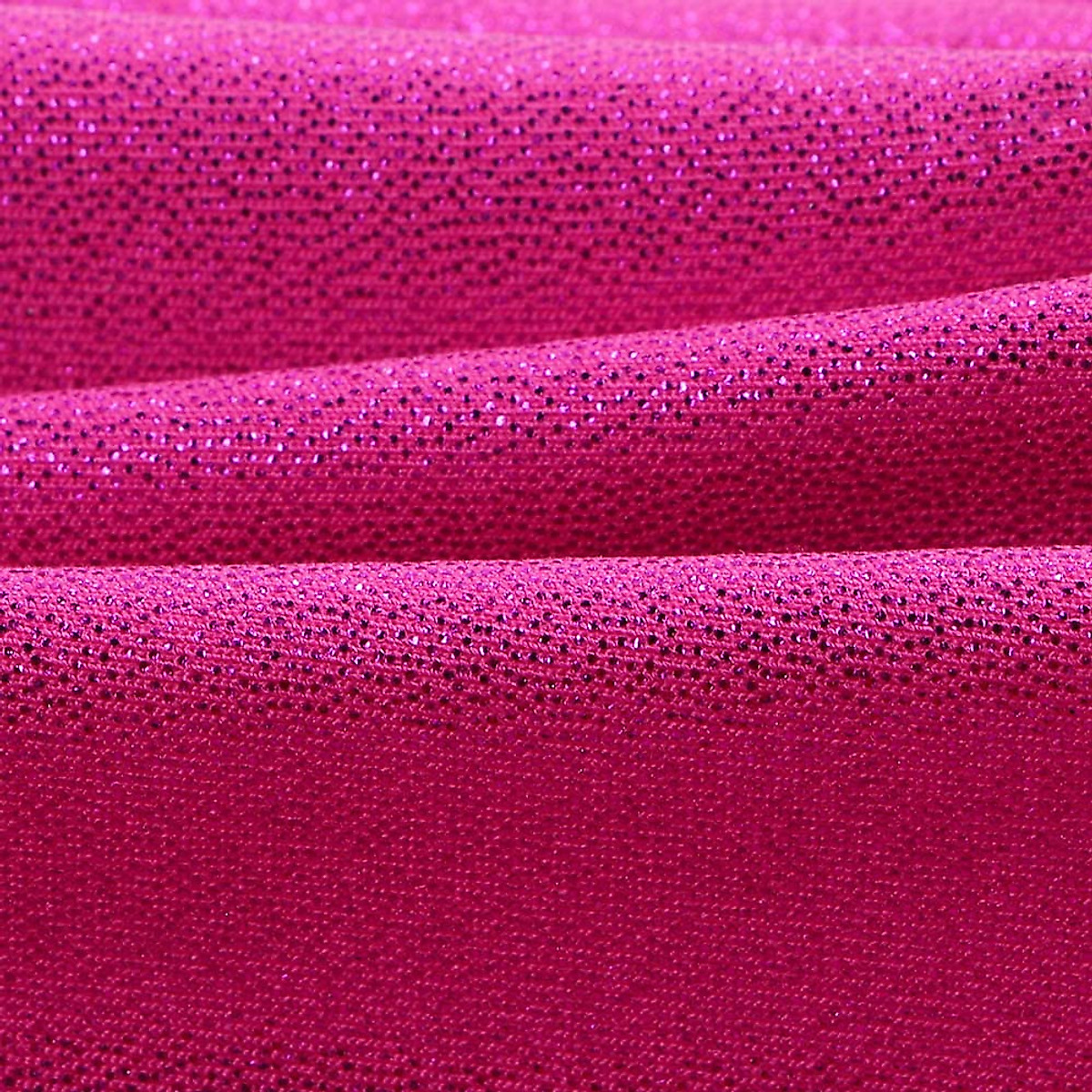 XFGIRLS Dance Shorts Set for Girls Sparkle Metallic Gymnastics Athletic Tumbling Shorts Hot Pink Size 7-8