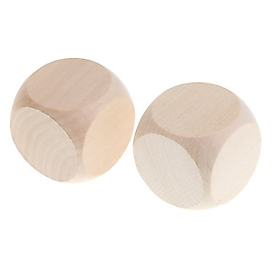 Large Blank Wooden Blank 40mm for DND MTG Toys