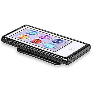 iPod Black Belt Clip TPU Rubber Skin Case Cover for Apple iPod Nano 7th Generation 7G 7