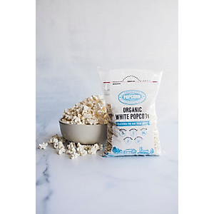 Preferred Popcorn Organic White Popcorn, 28 Ounce Bag, Pack of 4, 30 Servings Per Bag
