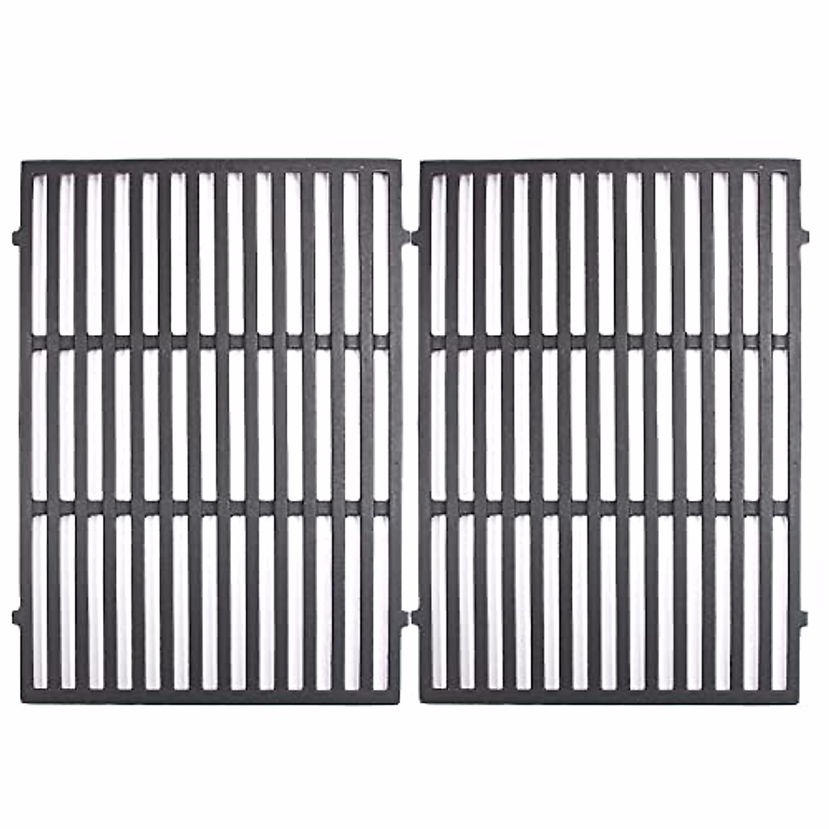 Hongso 18 7/8 inch Cast Iron Grill Grates Replacement for Weber Genesis II 310 and Genesis II LX 340 Series Gas Grills 2017 and Newer, Replacement Parts for Weber 66095 66802