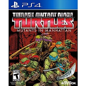 Teenage Mutant Ninja Turtles: Mutants in Manhattan PS4 Playstation 4