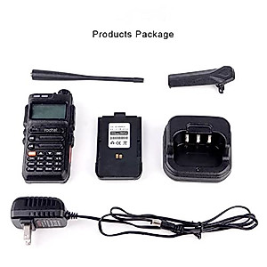 Radtel RT-610 Dual Band GMRS Radio Portable 5w Walkie Talkie with NOAA Scanning and Receiving Ham Two-Way Radio Long Range Handheld