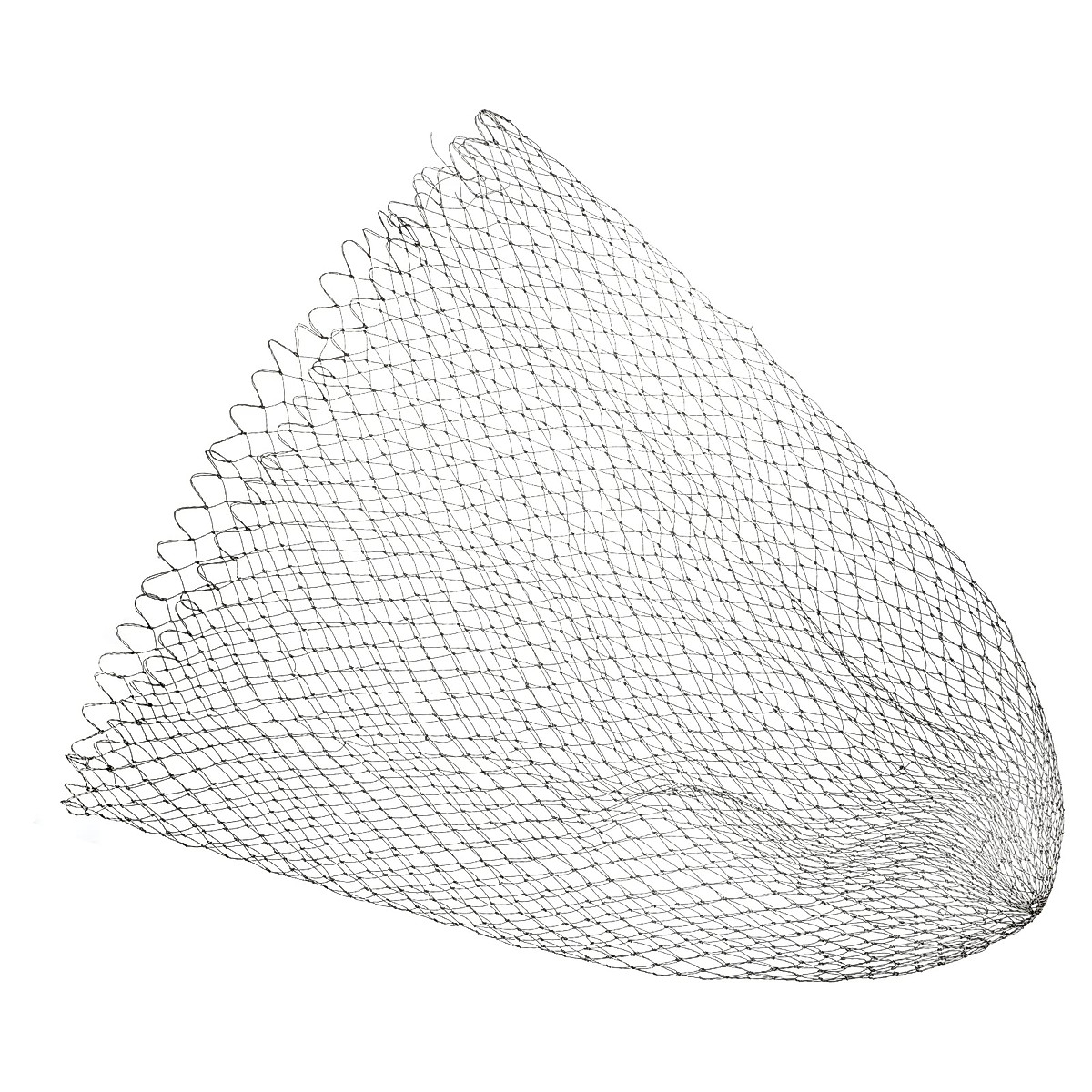 PATIKIL Fishing Net Replacement, Dia.19.7" PE Landing Net Replacement Mesh for Freshwater Saltwater Fishing, Gray