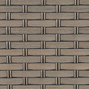 TK Classics Florence 7 Piece Outdoor Wicker Patio Furniture Set, Navy