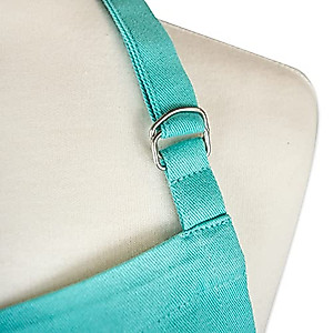 DII Everyday Basic Kitchen Collection, Chef Apron, Aqua