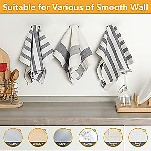 Heynew Adhesive Hat Hooks for Wall - Hat Rack for Baseball Caps，Cowboy Hat Hanger Cap Holder Organizer for Room, Closet & Storage Organizer (Clear, 12)