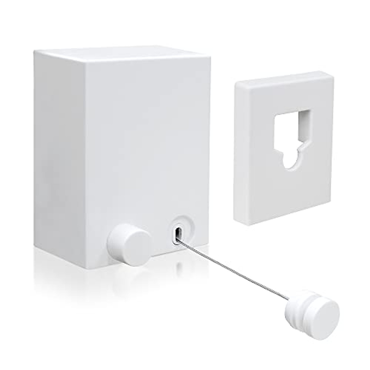 SHERY Retractable Clothesline Adjustable Outdoor Wall Mount Rope Heavy Duty Stainless Clothes line Indoor or Outdoor Clothes Drying line 13.8feet