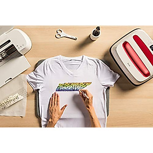 Cricut Women's T-Shirt Blank, V-Neck, Large Infusible Ink, White