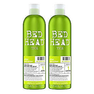 Bed Head by TIGI Urban Antidotes Re-Energize Daily Shampoo and Conditioner 25.36 fl oz 2 count