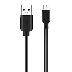 Micro USB Cable 3 Feet, 2.4A Fast Charging & Sync Android Charger, USB 2.0 A to Micro B 5-Pin Cord, Compatible with Samsung Galaxy S7 S6 Edge, Note 5 4, Sony, PS4, Kindle, Fire TV and More – Black
