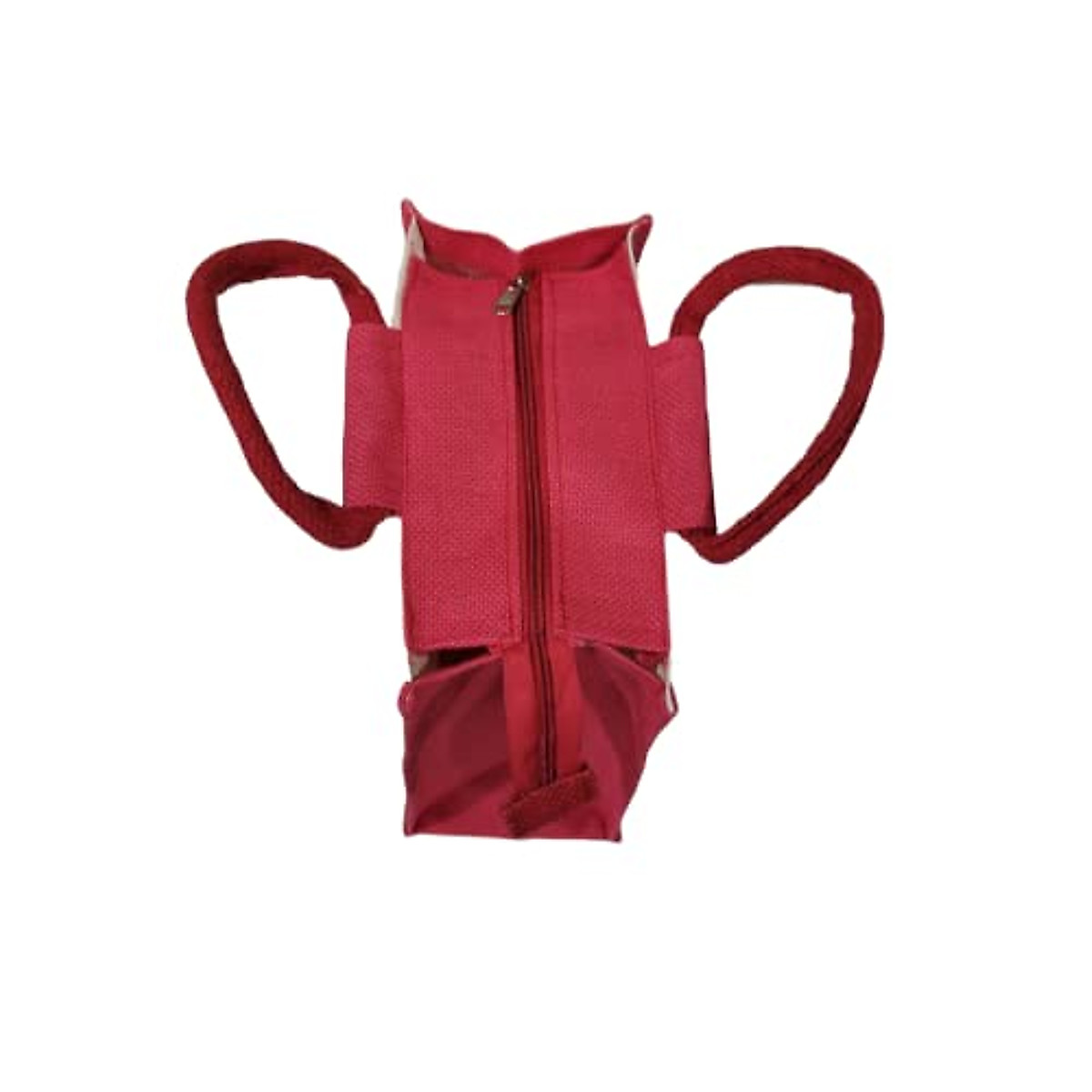 FestiveVibe- Burlap bags with handles| Jute Bag with Warli print | Jute Bag | Jute Lunch Bag | Printed Jute Bags|Return Red Yellow Orange Green Blue