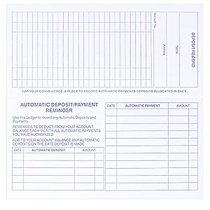 12 PCS Check registers for Personal Checkbook, Upgrade Checkbook Register and transactions Ledgers.