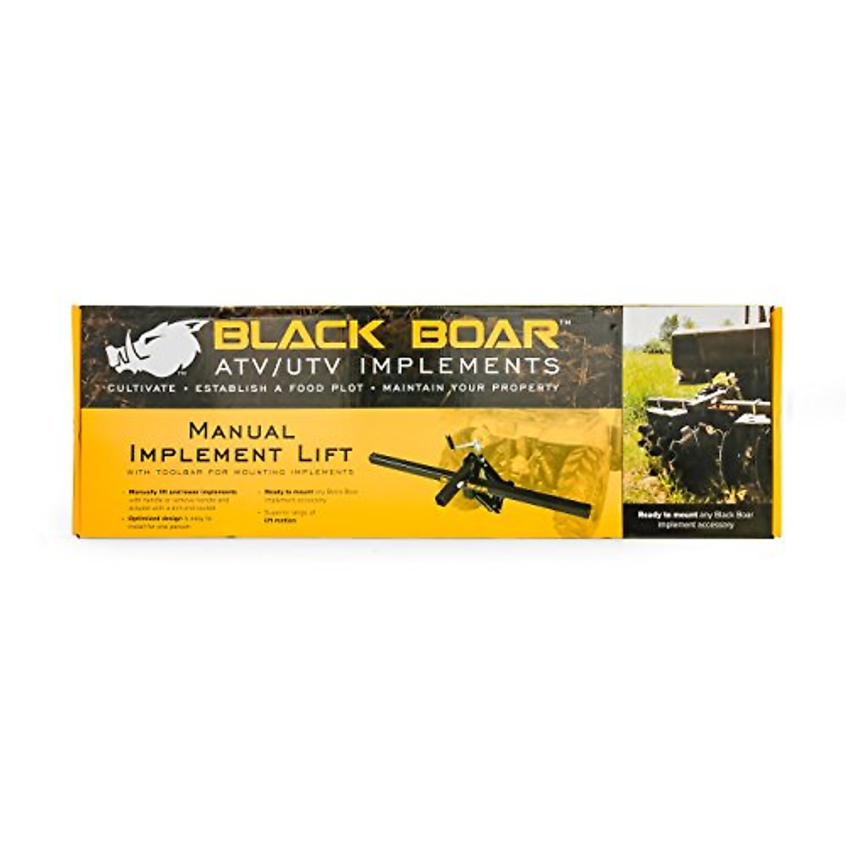 Camco Black Boar ATV/UTV Manual Implement Lift, 50 Inches (66013)