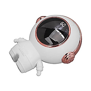 Mini Warmer, Heater Rechargeable Pocket, Portable USB Digital Fast Heating Electric for Winter, Black and White (White)