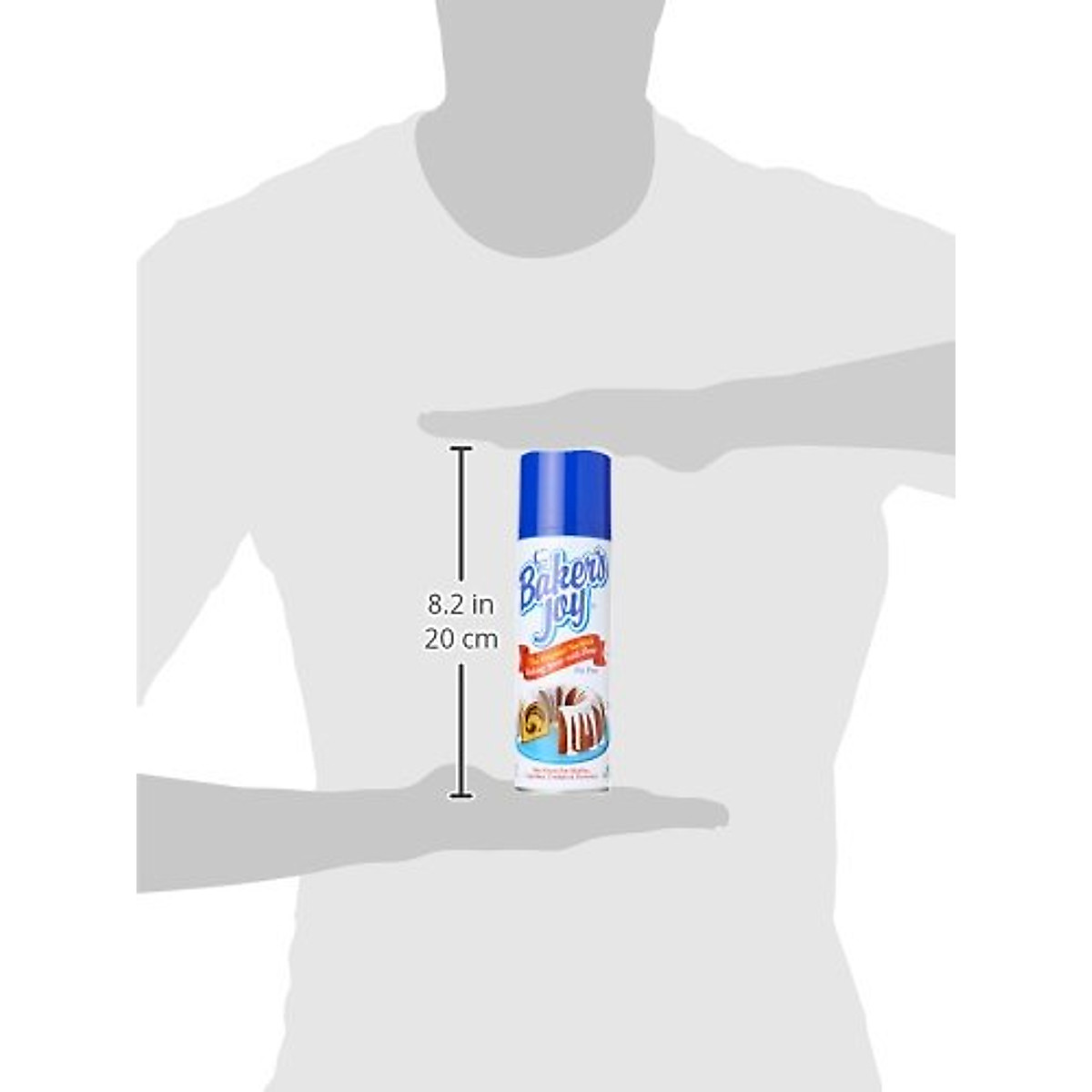 Baker's Joy The Original No-Stick Baking Spray with Flour 5 oz. Can