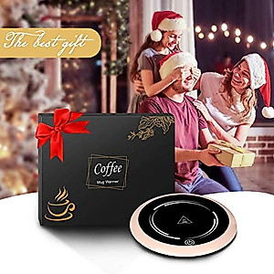 Coffee Mug Warmer Cup Warmer: Electric Canlde Warmer Plate Smart Mug Warmer for Desk Auto Shut Off Beverage Warmer Constant Temperature Home Office Use for Milk Tea Cocoa Hot Chocolate Water