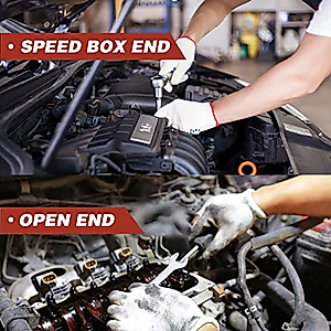 CRAFTZONE RATCHETING COMBINATION WRENCH SET, (5PC,SAE), 3/8”,7/16”,1/2”,9/16”,5/8” RATCHET WRENCH SET