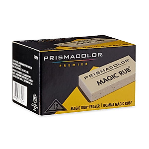 Sanford 73201 Prismacolor Magic Rub Art Eraser, Vinyl, 1-Dozen