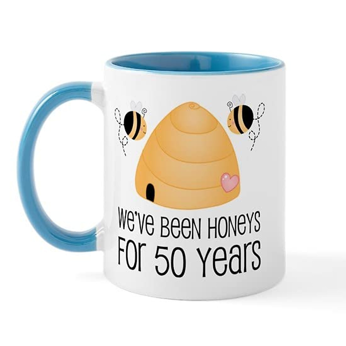 CafePress 50Th Anniversary Honey Mug Ceramic Coffee Mug, Tea Cup 11 oz