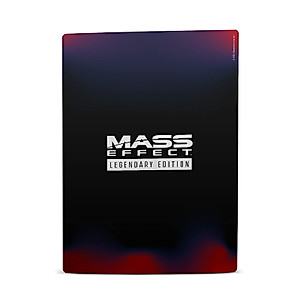 Head Case Designs Officially Licensed EA Bioware Mass Effect Logo Legendary Graphics Vinyl Faceplate Sticker Gaming Skin Decal Cover Compatible With Sony PlayStation 5 PS5 Digital Edition Console
