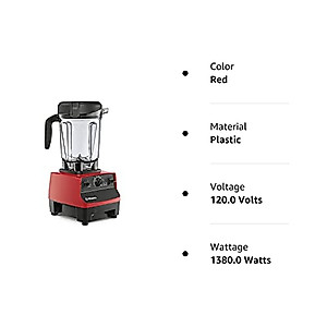 Vitamix 5300 Blender, Red