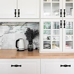 Pull Handle Fence Handle Long Cabinet Handles for Interior, Closet, Drawer, Outdoor, Garage, Golden Feather