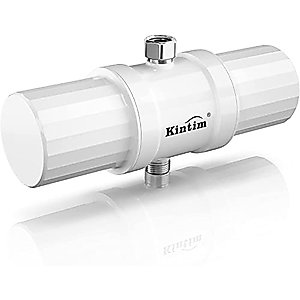 Metal Threads Shower Filter without Pressure Loss, Strong Anti-clogging Shower Head Filter, Remove Chlorine, Chloramine, Sediments, and Odor for Dry Itchy Skin and Brittle Hair -by Kintim