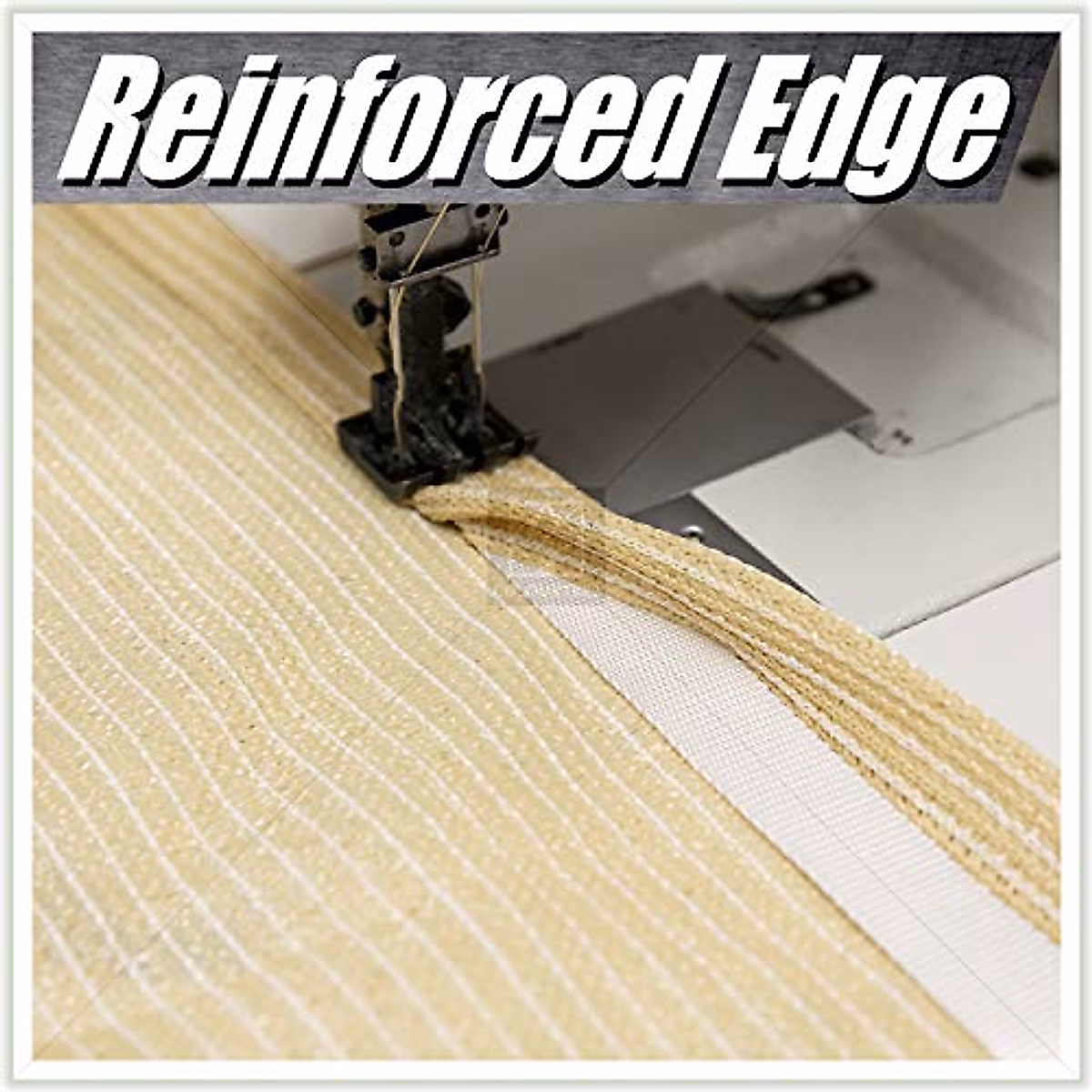 ColourTree 20' x 20' x 20' Brown Triangle TAPT20 Sun Shade Sail Canopy Mesh Fabric UV Block - Commercial Heavy Duty - 190 GSM - 3 Years Warranty (We Make Custom Size)