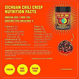 FLYBYJING Essential Duo - Premium Authentic Sichuan Chili Crisp and Zhong Sauce - Spicy, Umami Rich, Gluten-Free, Non-GMO - Elevates the Flavor of Any Dish - Perfect for Stir-fries, Dumplings, Noodles and More (6 oz each, Pack of 2)