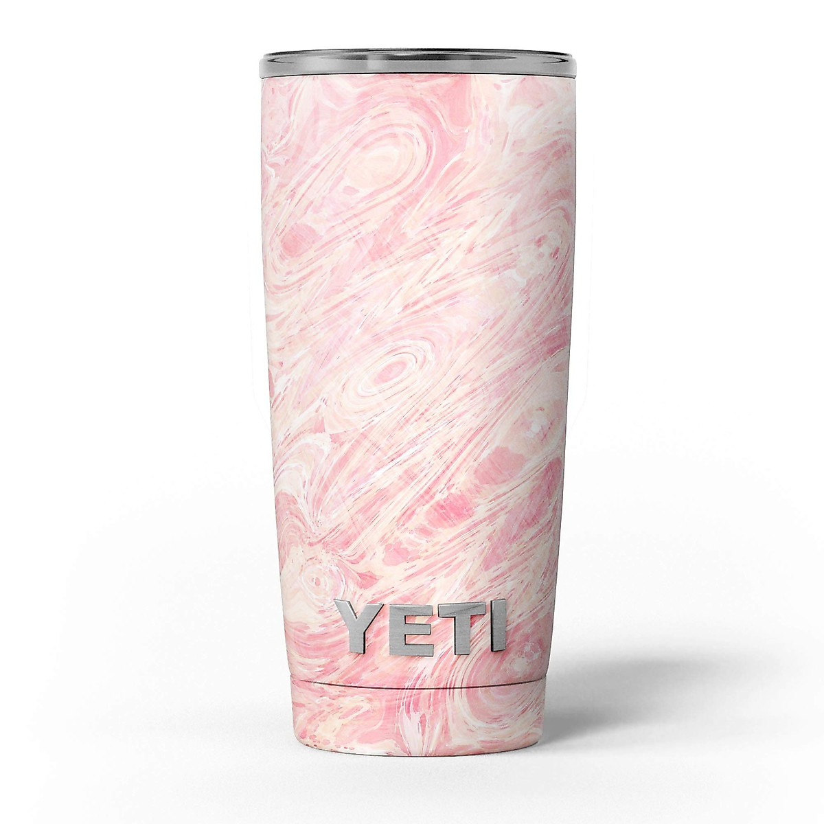 Design Skinz Pink Slate Marble Surface V42 - Skin Decal Vinyl Wrap Kit Compatible with The Yeti Rambler Cooler Tumbler Cups