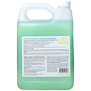 Sun Joe SPX-FCS1G-COC Premium Snow Foam Coconut Scent Car Wash Soap & Cleaner, 1 Gallon