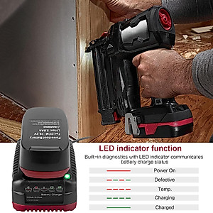 19.2V Quick Charger (Dual-Chemistry) for Craftsman Tools 19.2-Volt C3 XCP Lithium-Ion & Ni-Cad Diehard Battery Charger