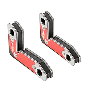 Magnetic Welding Holders,2pcs 30/60/90 Degree Inside/Outside Magnet Welding Clamp Magnetic Holder Fixer Welder Tool