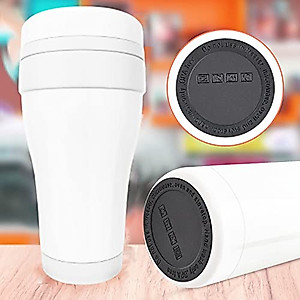 Yddcpbb 30 Pieces Rubber Bottoms for Sublimation Tumbler, Silicone Bottoms for Tumblers, Protective Antislip Rubber Bottom with Adhesive for Wine Tumblers, Skinny Tumblers, Mason Jars, Black (56MM)