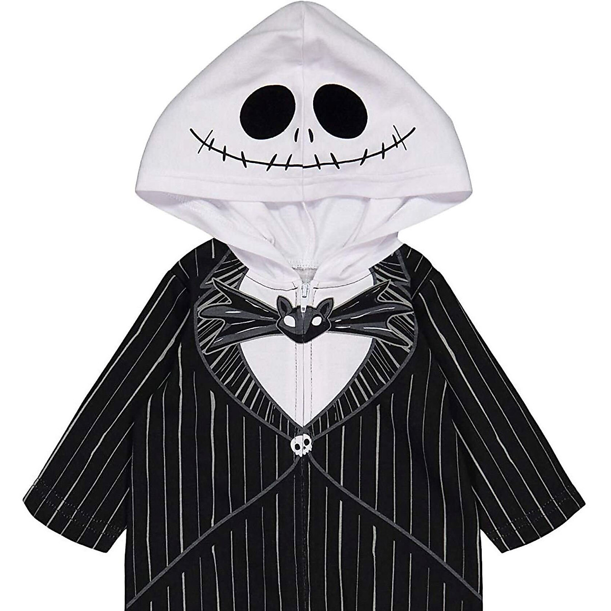 Disney Nightmare Before Christmas Jack Skellington Infant Baby Boys Zip Up Coverall 6-12 Months